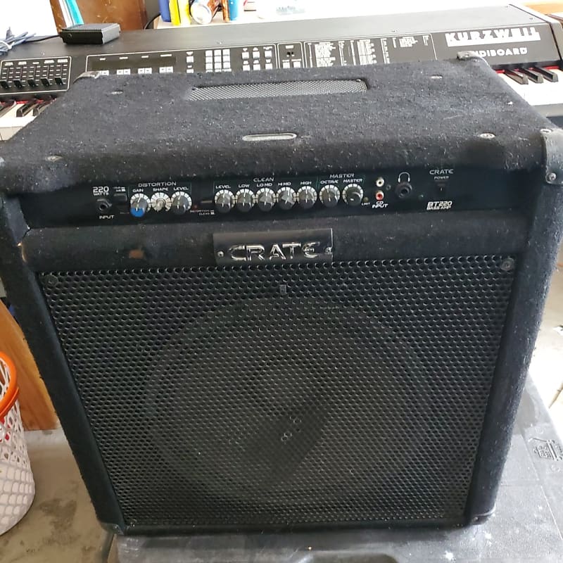 Crate BT-220 Combo Bass Guitar Amp 220W | Reverb