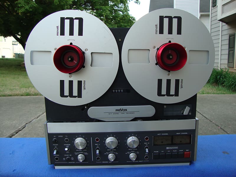 Awesome Revox B-77 Reel to Reel Tape Deck + Hubs + 1 Revox | Reverb