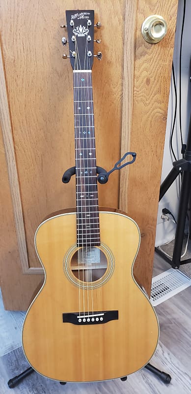 Recording King- RO-26 - All Solid- Natural- with Silver Creek | Reverb