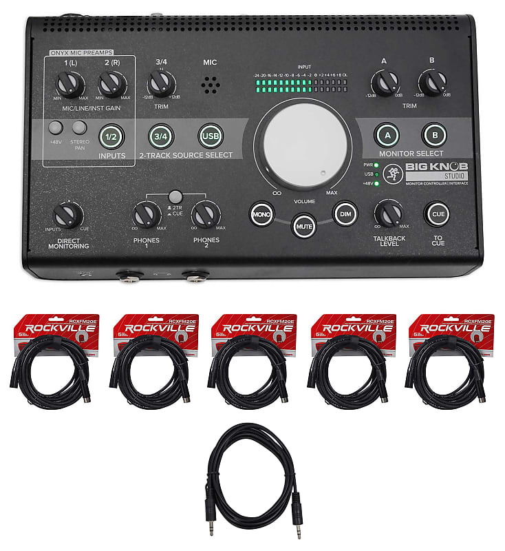 Mackie Big Knob Studio 3x2 Monitor Controller 96kHz USB | Reverb