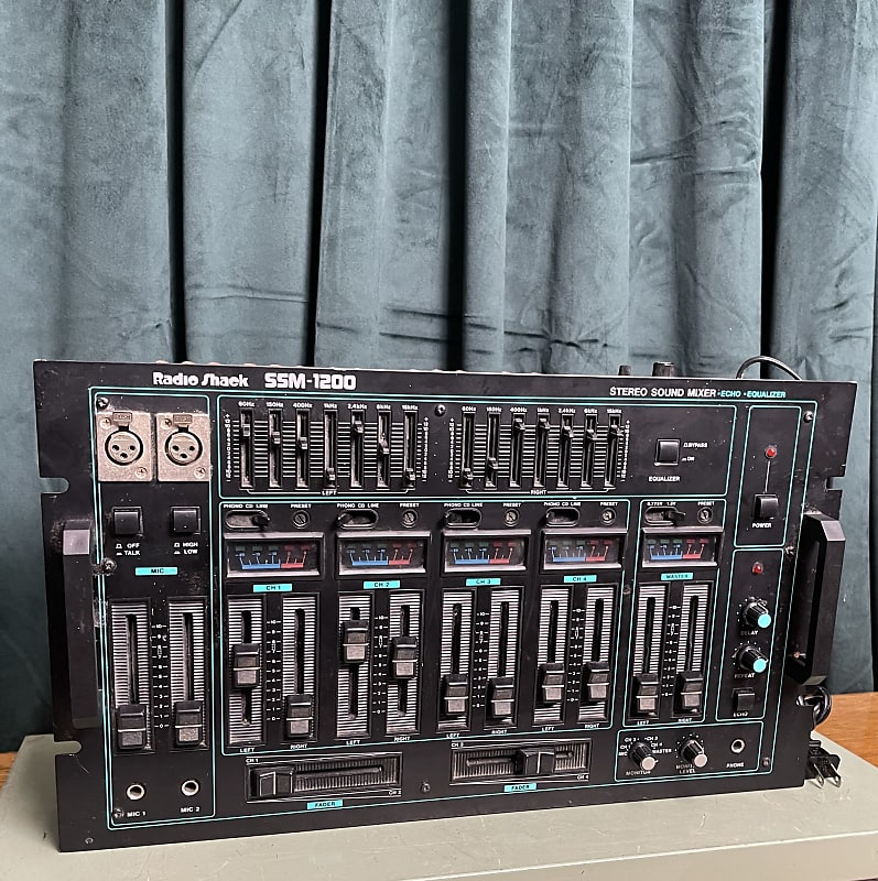 Radio Shack DJ Mixer | Reverb