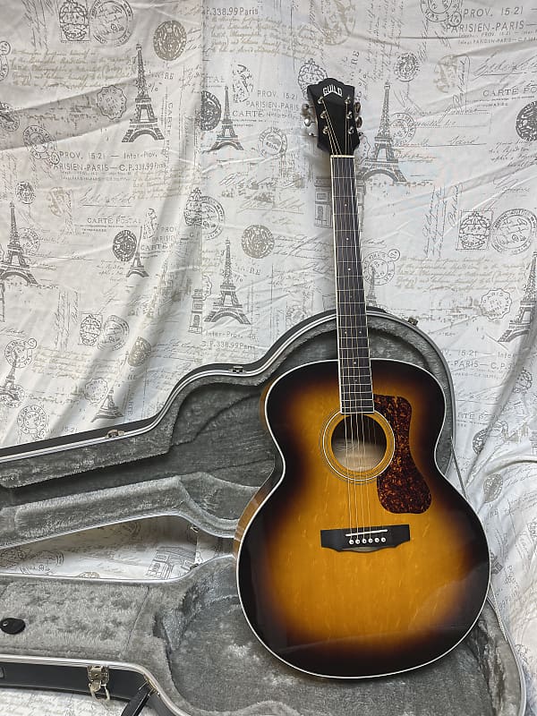 2022 Guild Westerly Collection F250E Deluxe Sunburst Hard | Reverb