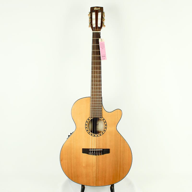 Cort Classic CEC5 NAT Acoustic-Electric Classical Guitar, | Reverb