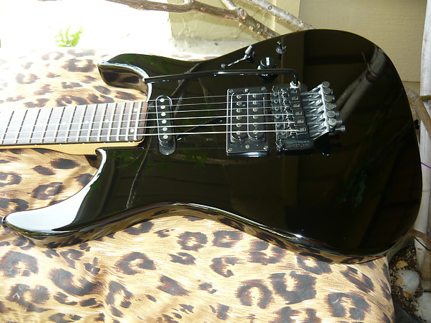 Vintage Fernandes Revolver FR-65 Black middle 80's W/Hard | Reverb