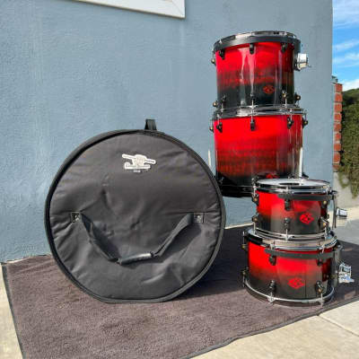 Rocket Shells Custom Carbon Fiber 2000s - Red Fade | Reverb
