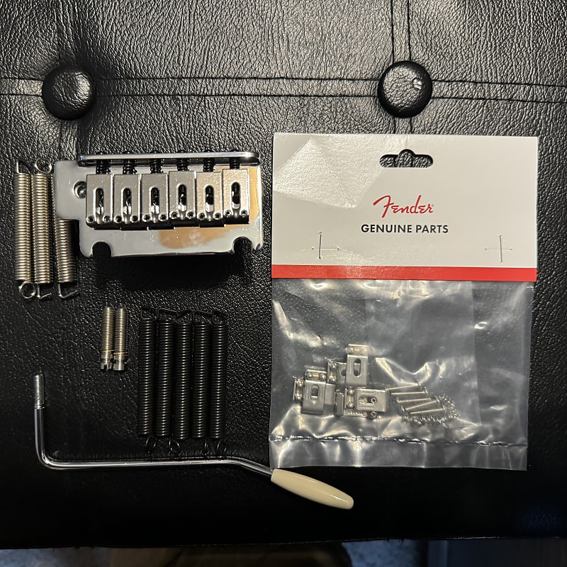 Fender Player Plus Bridge with additional saddles and springs | Reverb