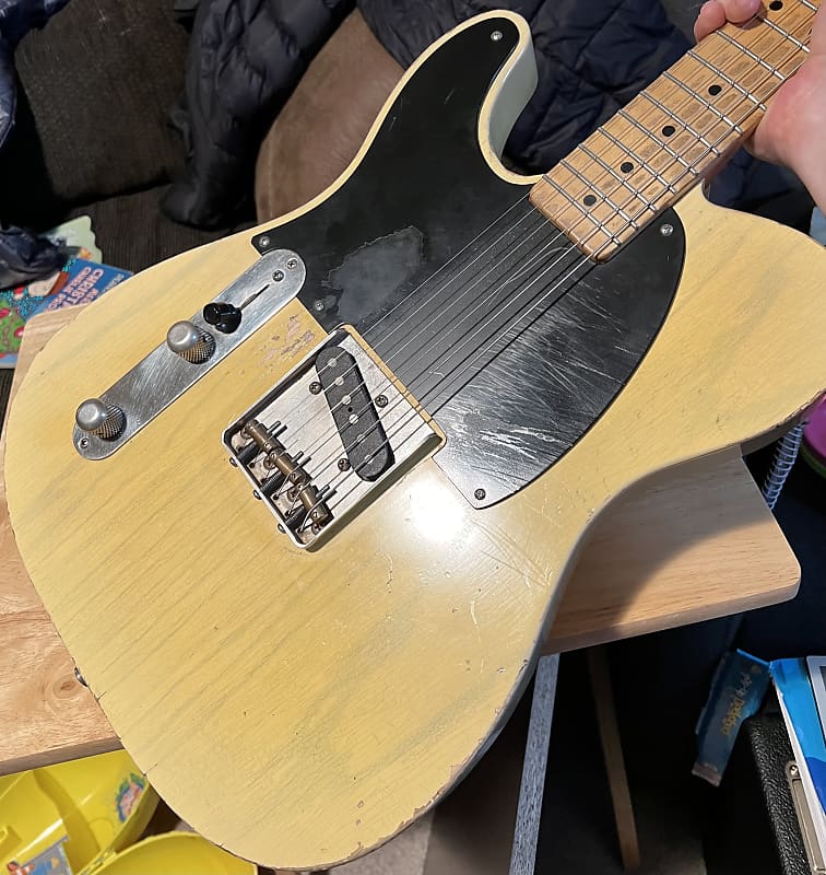 Jeff Senn Pomona 2019 Relic Left handed Esquire type | Reverb