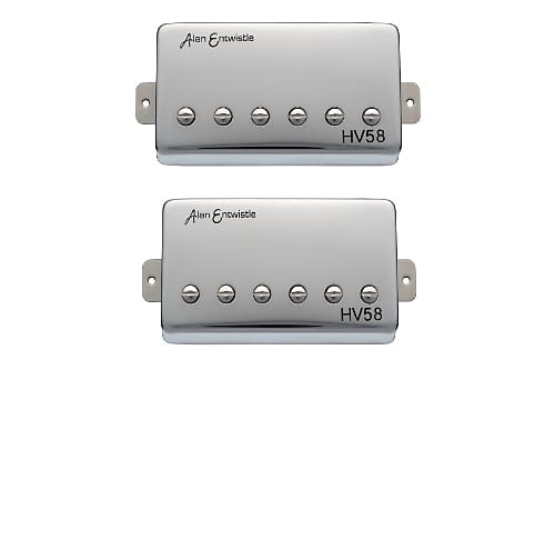 Alan Entwistle HV58 Pair Neck & Bridge Electric Guitar Nickel | Reverb