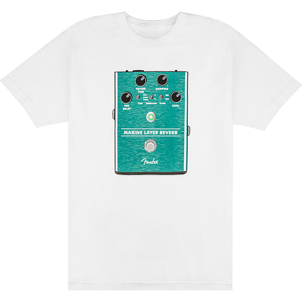 Fender Marine Layer Reverb T-Shirt - White Small | Reverb
