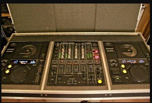 Pioneer BLACK Pioneer DJM-500 Mixer with 2 CDJ-500 II 1998 | Reverb