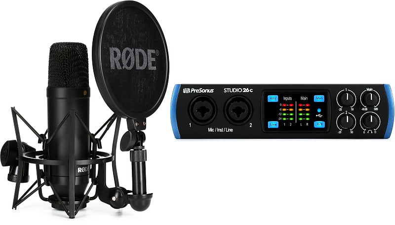 Rode NT1 Kit Condenser Microphone with SM6 Shock Mount and | Reverb