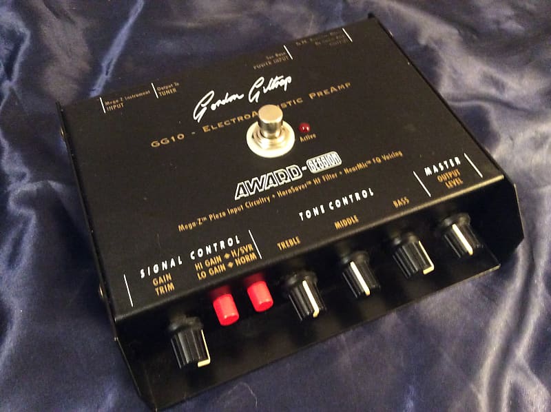 Award-Session GG10 Gordon Giltrap Morley AP10 Acoustic PreAmp | Reverb