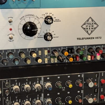 Neve V racked channel strip Mic Preamp & EQ with custom PSU - | Reverb