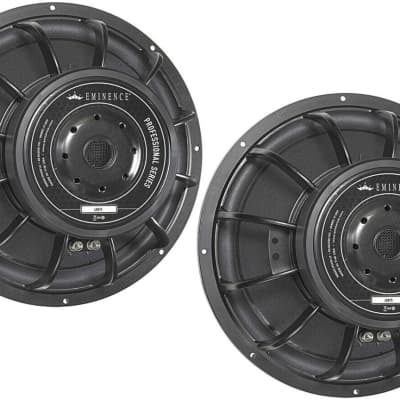 2x Eminence Lab 15 15" Pro Subwoofer 1200W Car Audio Speaker | Reverb