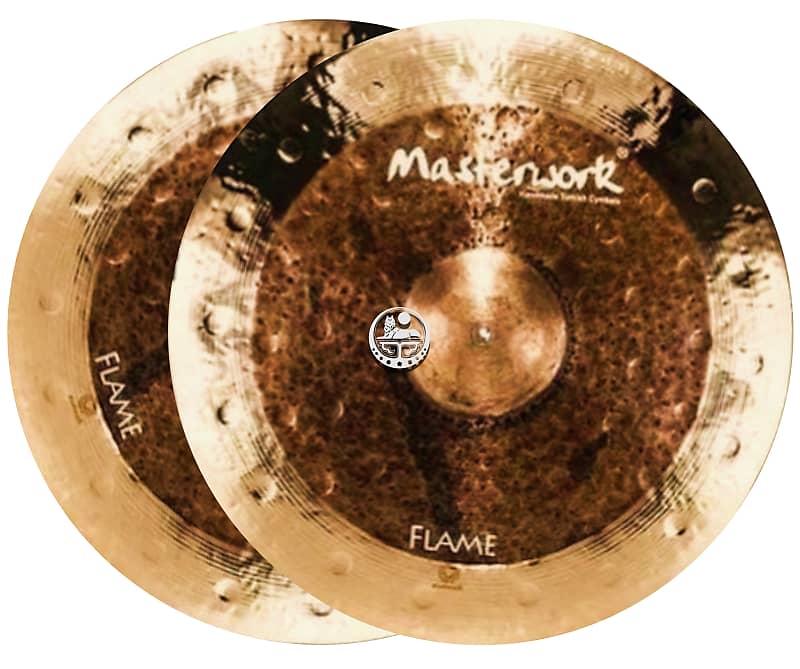 Masterwork Cymbals 12" Flame Hi-Hat | Reverb