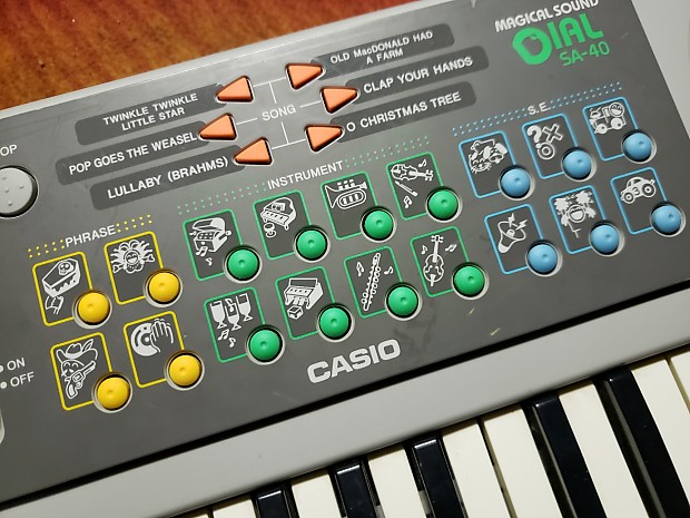 Casio SA-40 Portable Keyboard w/Magic Dial That Controls | Reverb