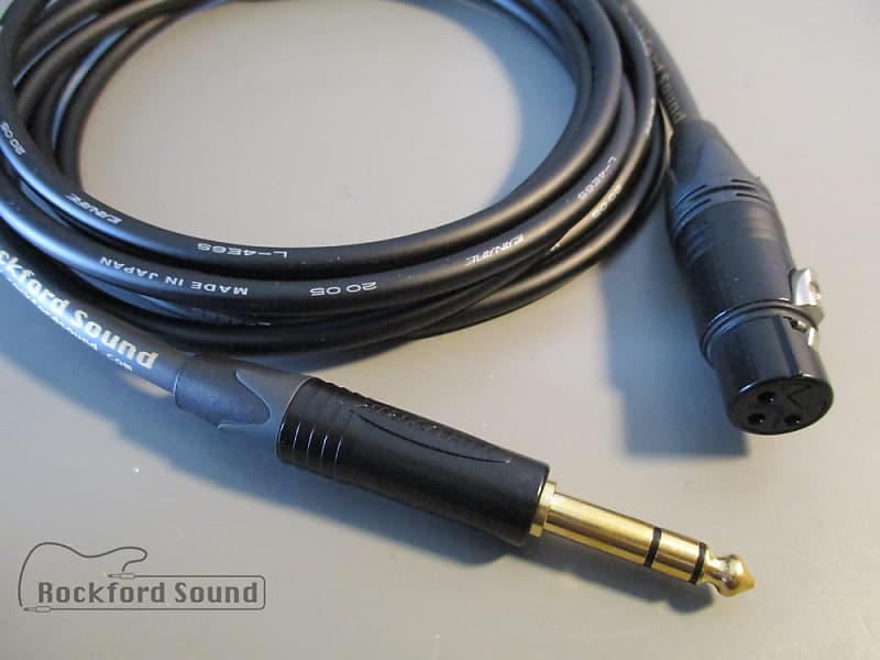 Canare L-4E6S Star Quad | 55 FT | Gold Female XLR to TRS | Reverb