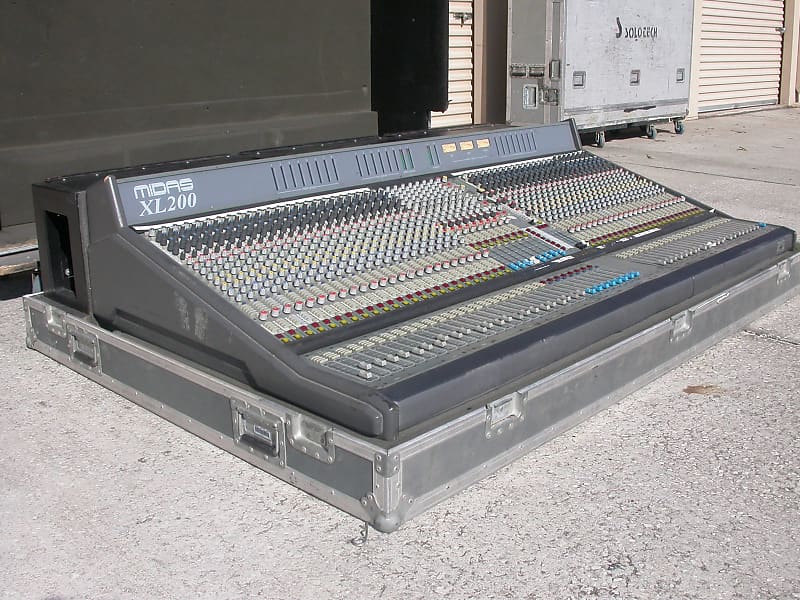 Midas XL200 Analog Console - In Good Shape - w/ VU Meter & | Reverb