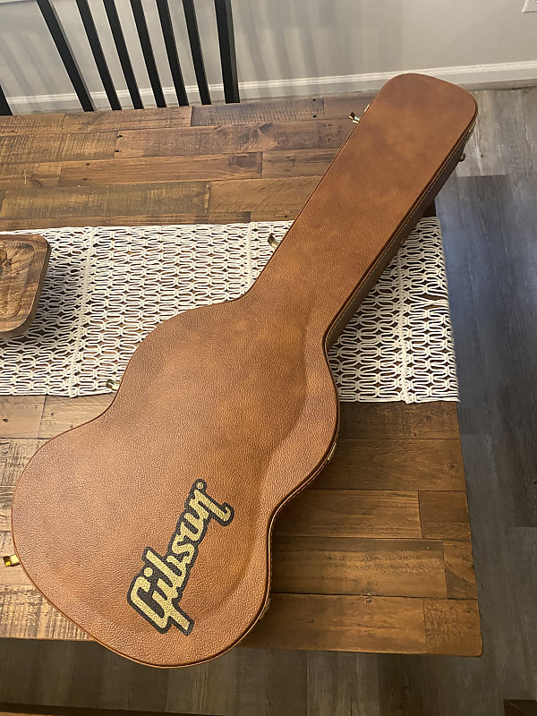 Gibson SG case - Brown Leather | Reverb