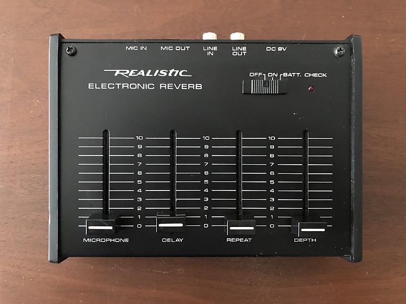 Realistic (Radio Shack) Electronic Reverb 31-1110 - Video | Reverb
