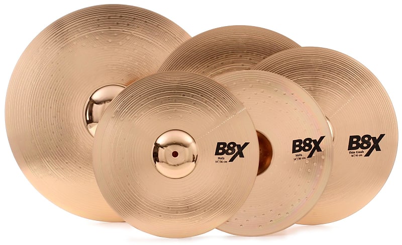 Sabian B8X Performance Cymbal Set - 14/16/20 inch - with Free | Reverb