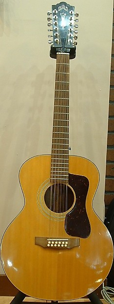 Guild F112 1977 Natural 12 String With Hard Shell Case Made | Reverb