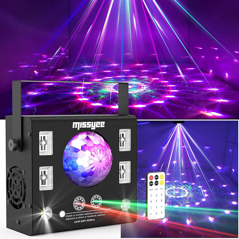 Disco Light Party Light, Dj Lights 4 In 1 With Disco Ball, | Reverb