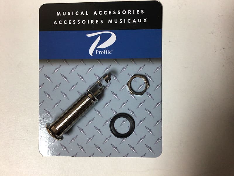 Profile SJ40N 1/4 "Threaded Barrel Jack - Chrome | Reverb