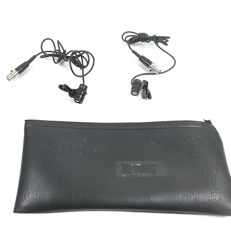 Shure WL185 Cardioid Lavalier Microphone (Pair) | Reverb