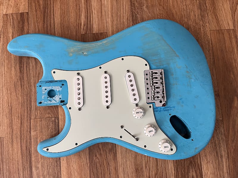 Fender Lefty Left Handed Std Stratocaster Body | Reverb