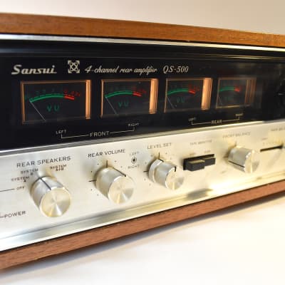 Sansui QS-500 4-Channel Quadrophonic Rear Amplifier Decoder • | Reverb
