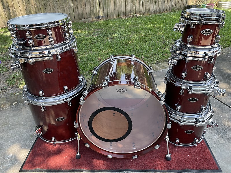 Tama Starclassic Performer 8 piece Birch/Bubinga 2013 Red | Reverb