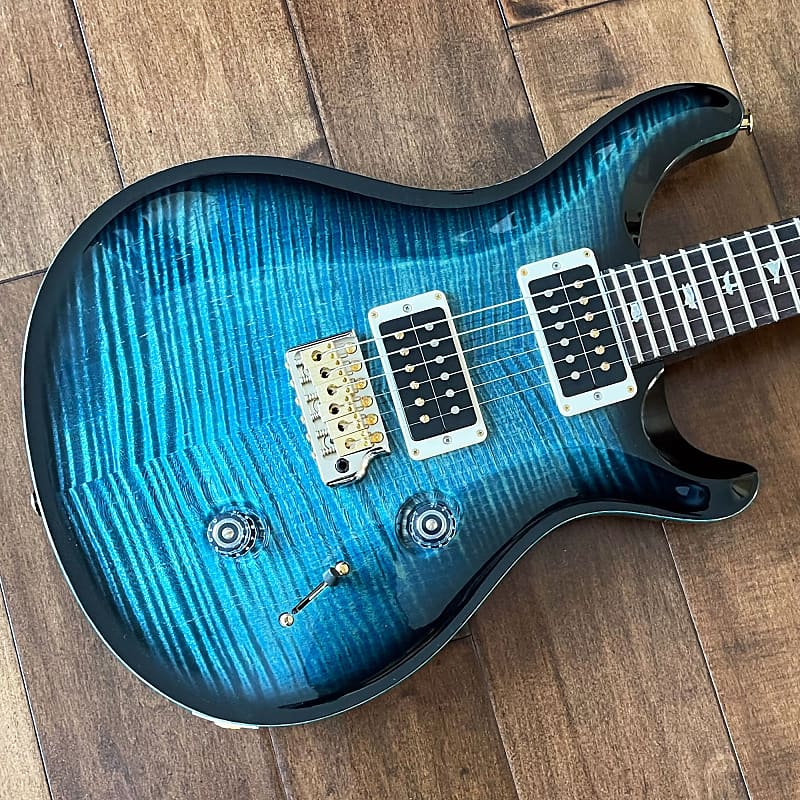 PRS Custom 24 Electric Guitar Cobalt Smokeburst Hybrid | Reverb