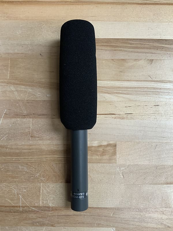 Sony ECM 673 Short Shotgun Microphone | Reverb