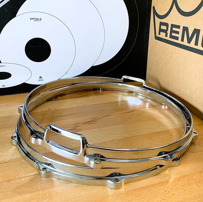 Snare Drum Die-Cast 14" 10-Lug 3mm Drum Hoops, Pair - Chrome | Reverb