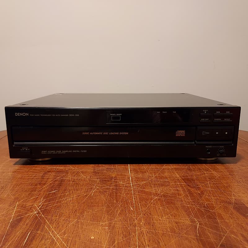 Denon DCM-350 5-Disc Compact Disc CD Carousel Player No | Reverb