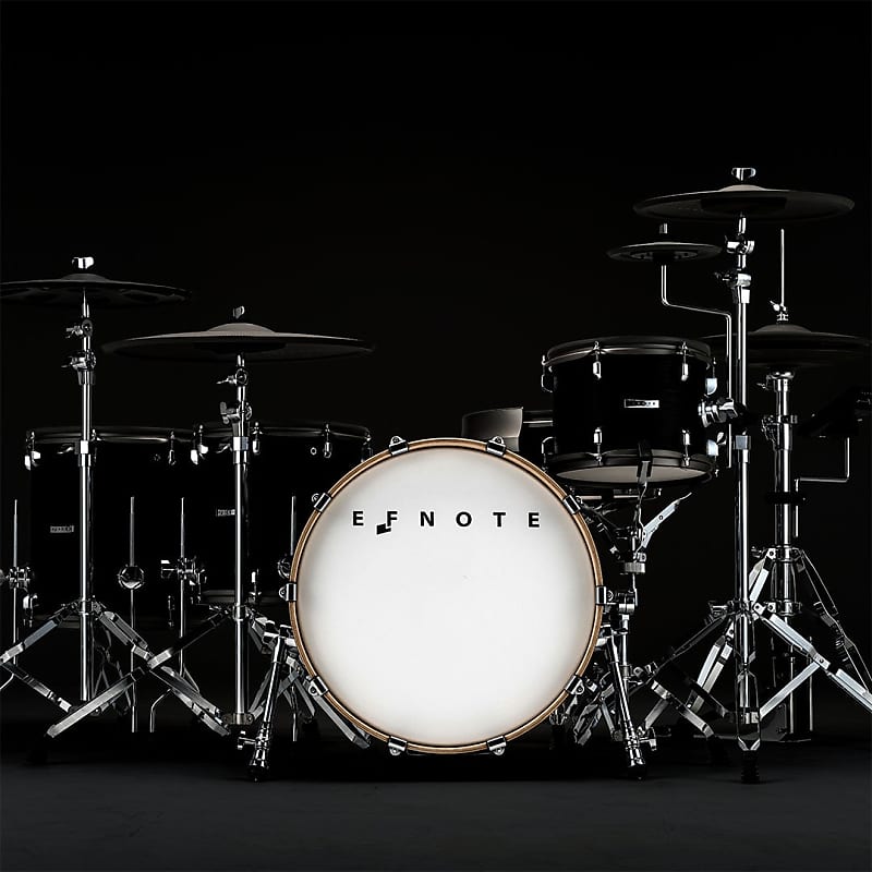 Efnote 7X electronic drum set with full size shells Black | Reverb
