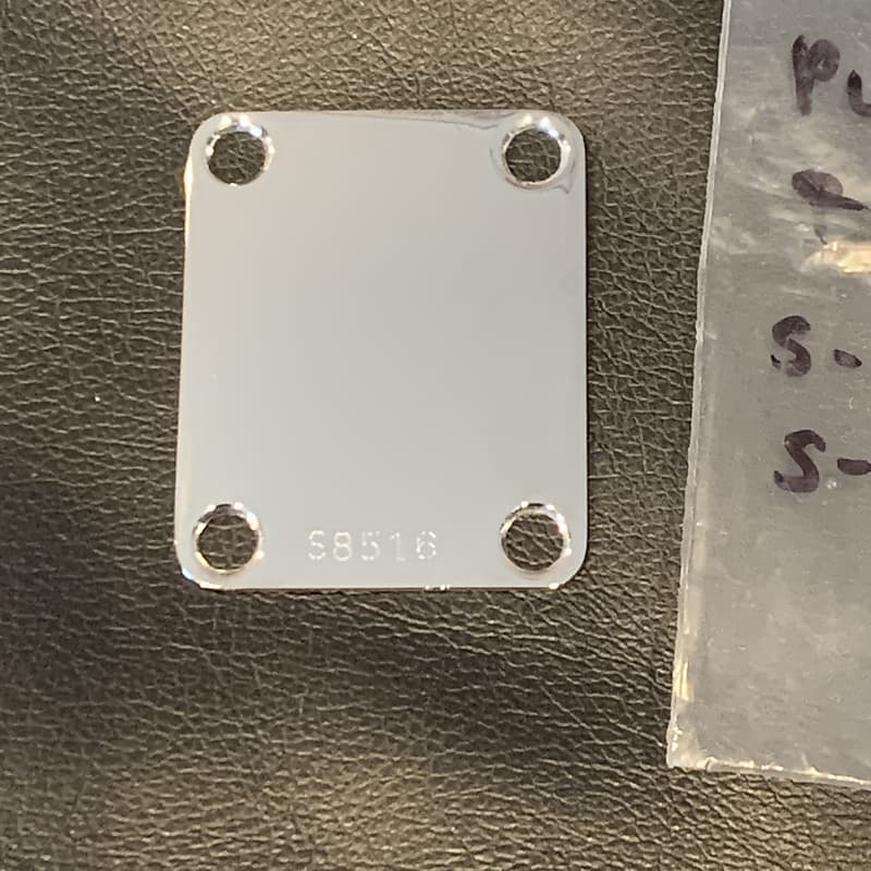 Schecter Stratocaster real Van Nuys original S neck plate | Reverb UK