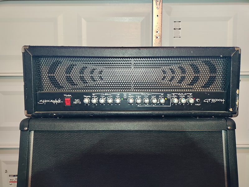 Crate Shockwave GT3500H Guitar Amp Head - Needs Work | Reverb