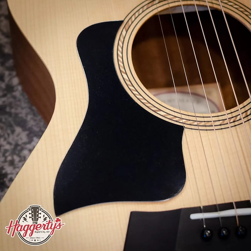 Taylor Academy 12 Nylon Pickguard - Left Handed 4.910" Black | Reverb