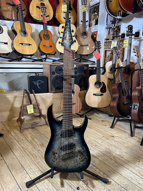 Ibanez RGMS-7 PB-CBS - Cosmic Blueburst | Reverb
