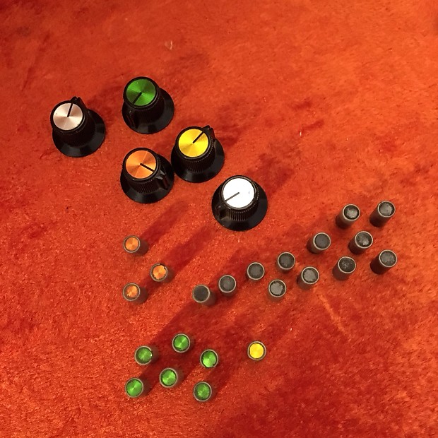 Moog Opus 3 knobs & slider switch tips c 1980 vintage analog | Reverb