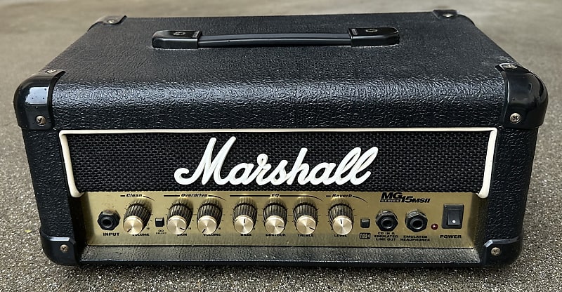 Marshall MG15CFXMS 2-Channel 15-Watt Solid State Guitar Mini | Reverb
