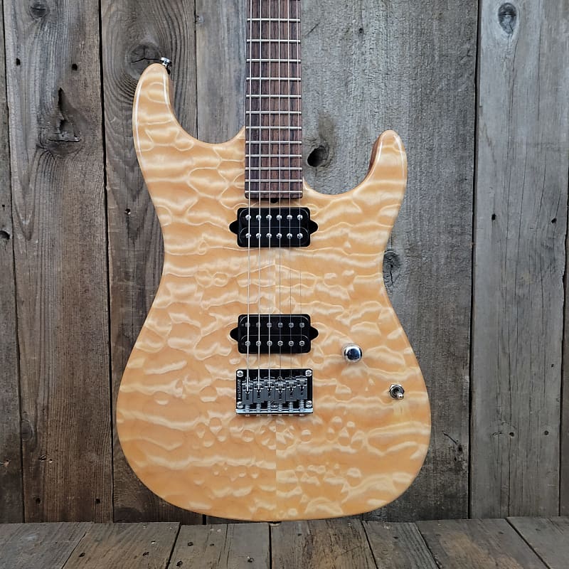 Suhr Standard Mahogany w/Quilt Top Hardtail 2004 - Natural | Reverb