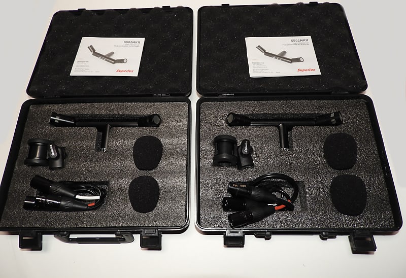 ORTF Stereo Condenser Recording Microphone Superlux S502MKII | Reverb