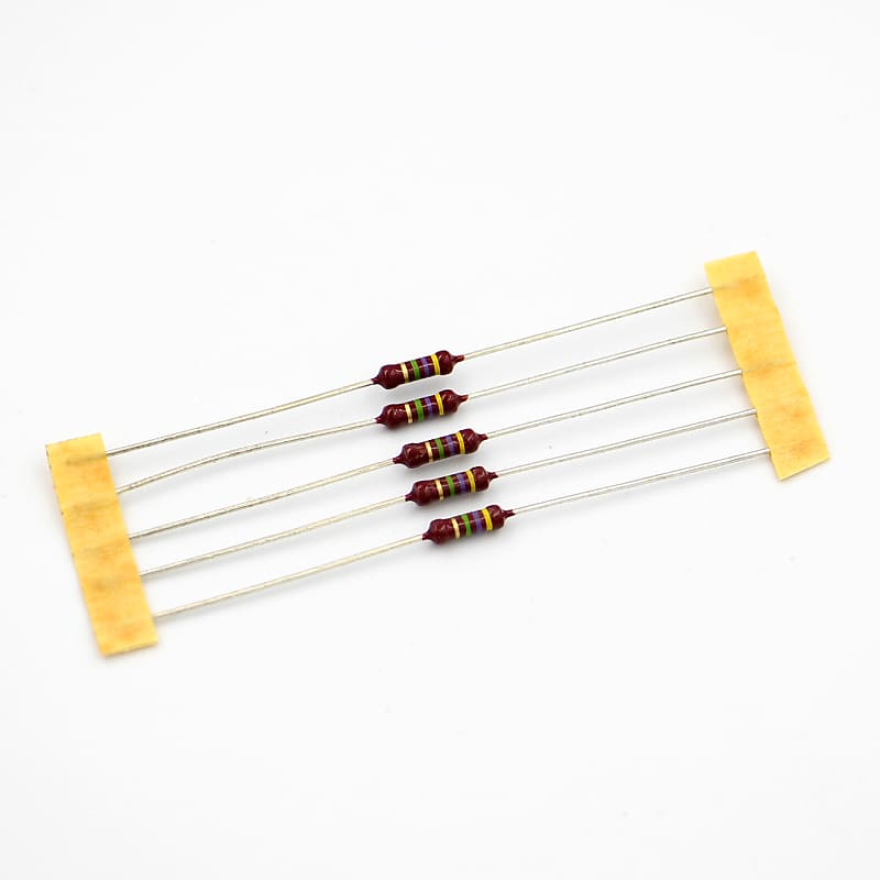 5pcs 4.7M 1/4W 5% Low Noise NOS Beyschlag SBC Rare | Reverb Australia