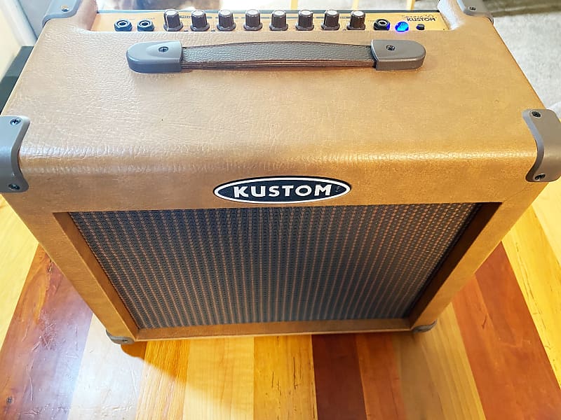 Kustom Sienna Series 30-watt Acoustic Combo Amplifier Tan | Reverb