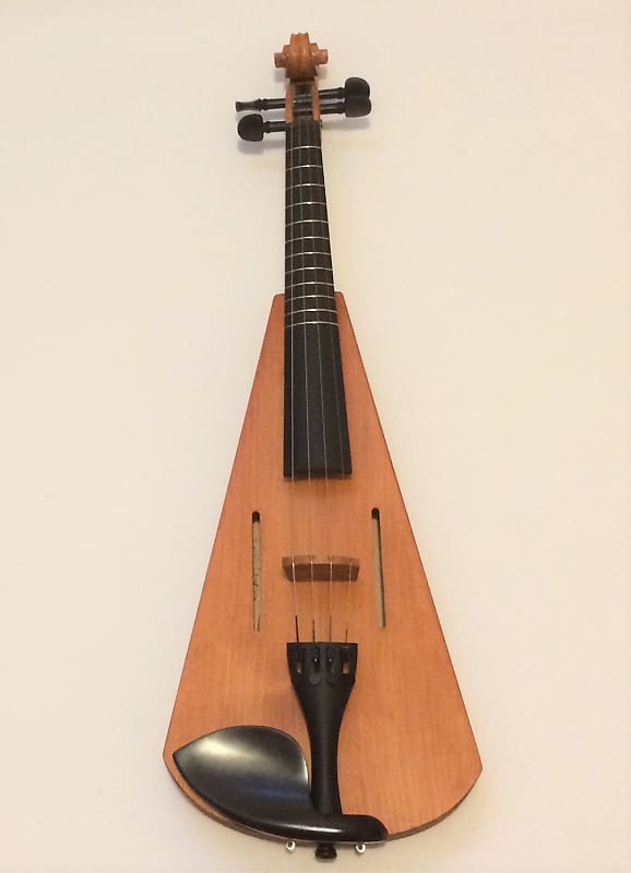 Violin with frets. Modified Savart style trapezoid | Reverb