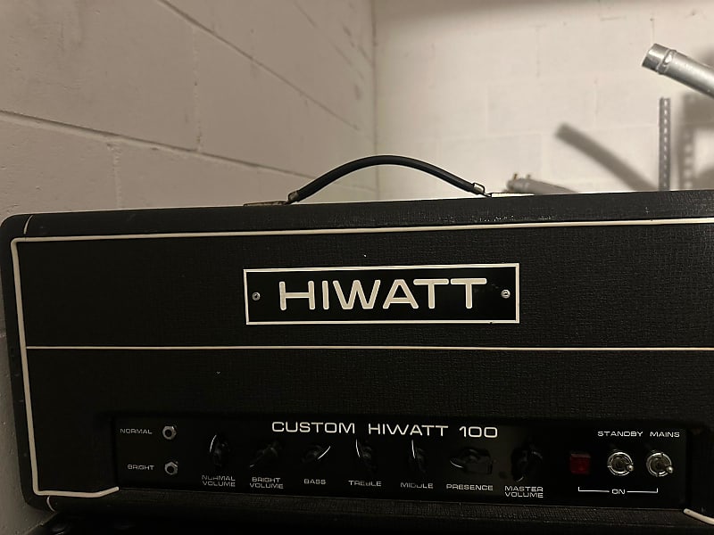Hiwatt DR103 CUSTOM 100 1978 - Black | Reverb Canada