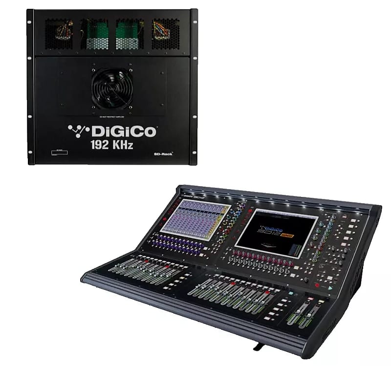 Digico SD12 Console, Optocore, SDRack, 56x48/4 | Reverb